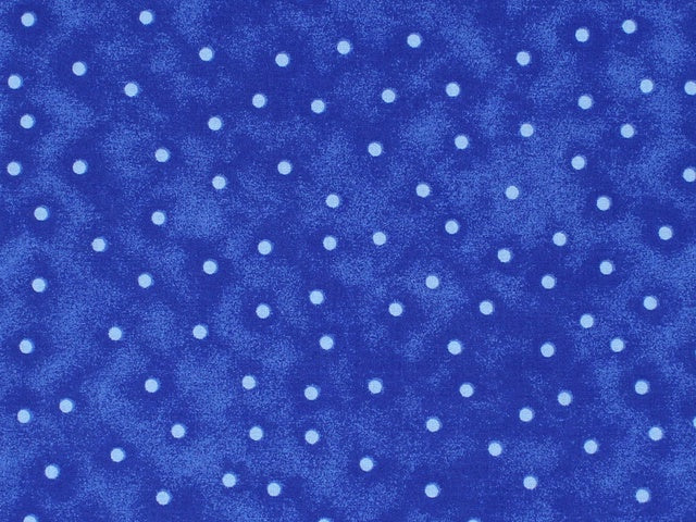 108" Wide 100% Cotton Blender Dotty Royal Blue Quilt Backing by Santee ...